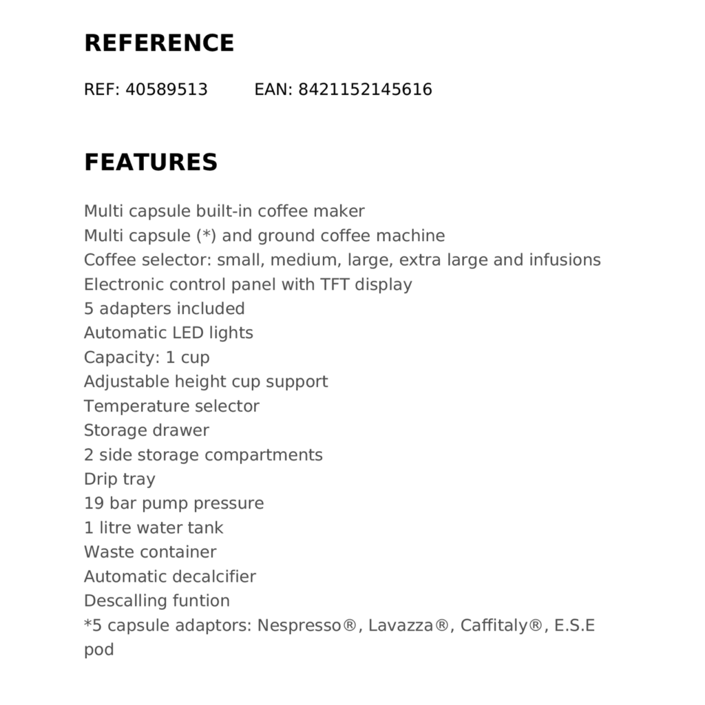 TEKA Coffee Machine: GB-CLC-835-MC-en - Al Salam Kitchen ET